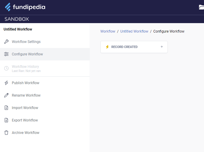 Workflow Actions – Fundipedia