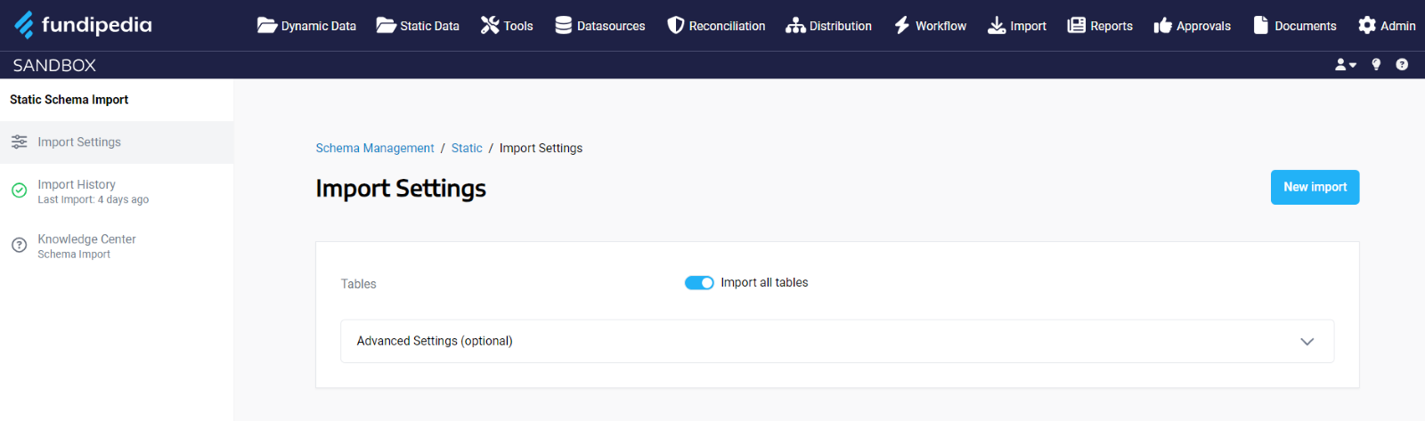 What is the Schema Import – Fundipedia