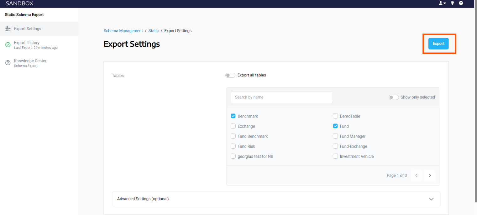 Schema Export – Fundipedia